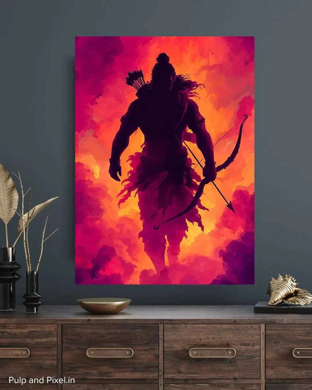 Lord Rama| #3 | Premium Devotional Poster - Pulp & Pixel
