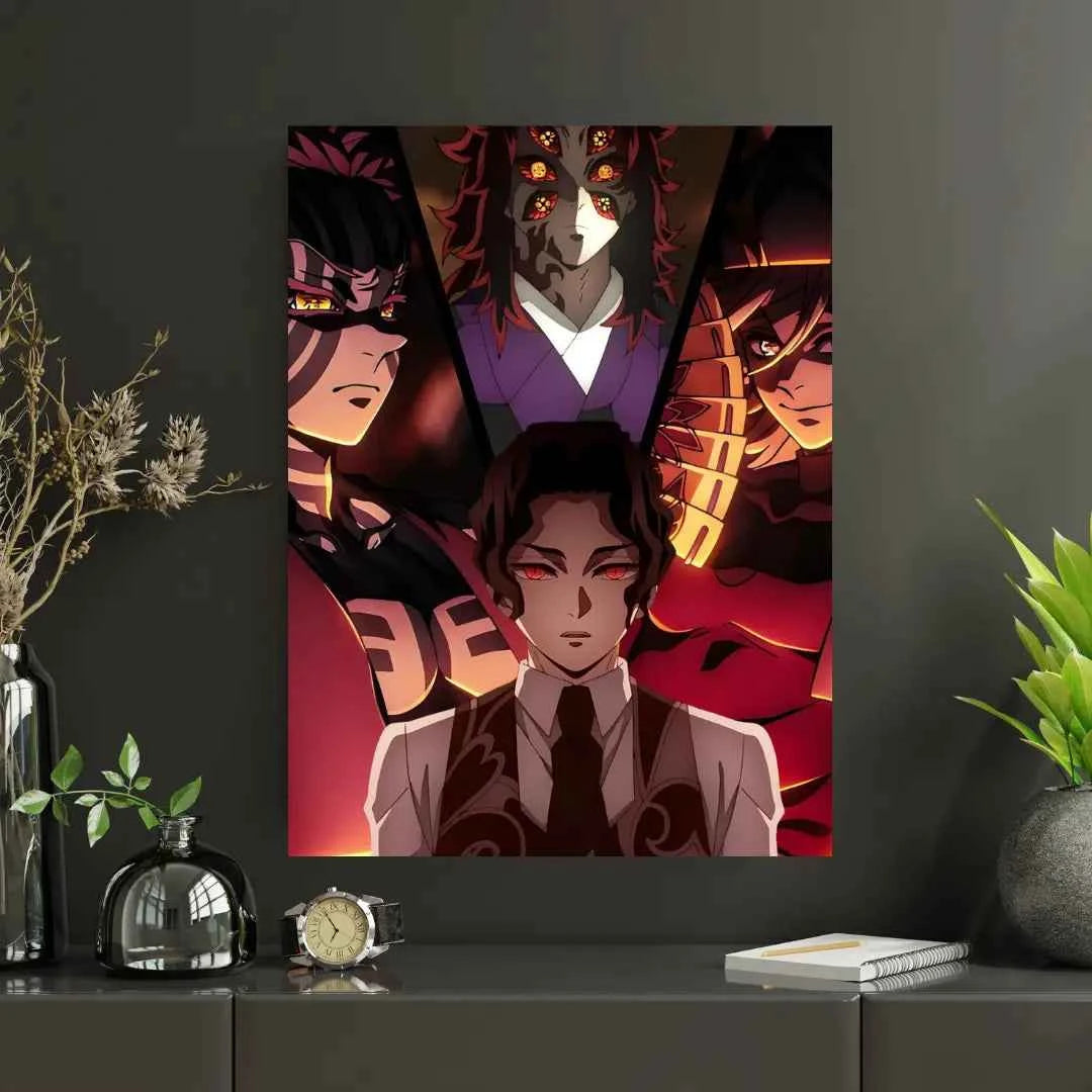 Muzan|#1 |Demon Slayer Anime Poster - Pulp & Pixel