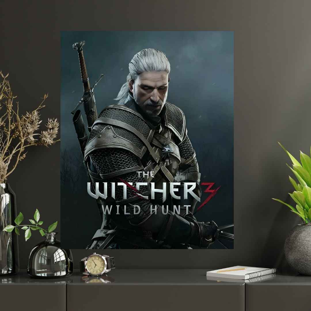 The Witcher Wildhunt |#3|Premium Gaming Poster - Pulp & Pixel