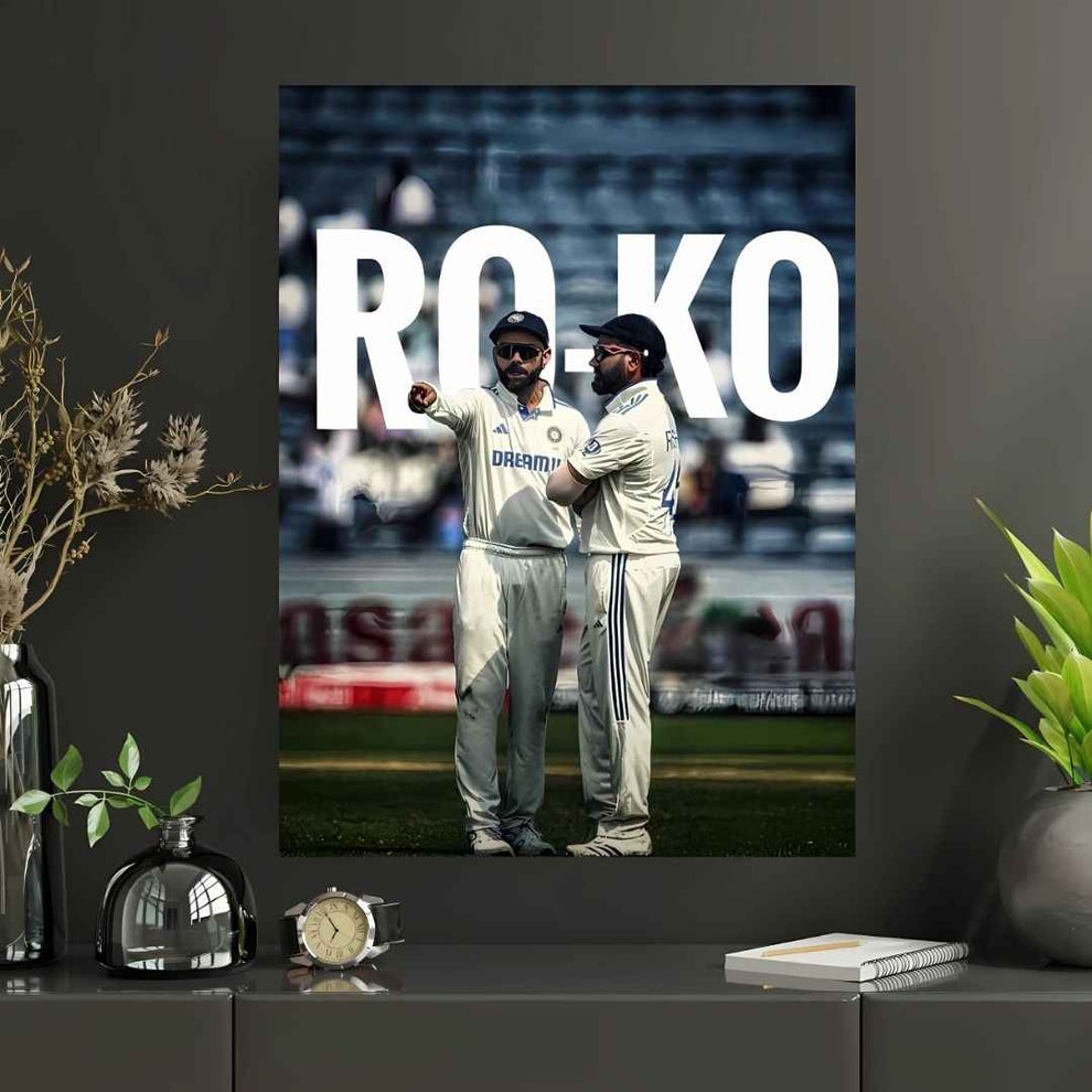 RO KO | Premium Poster | #1 | Cricket Legend poster - Pulp & Pixel