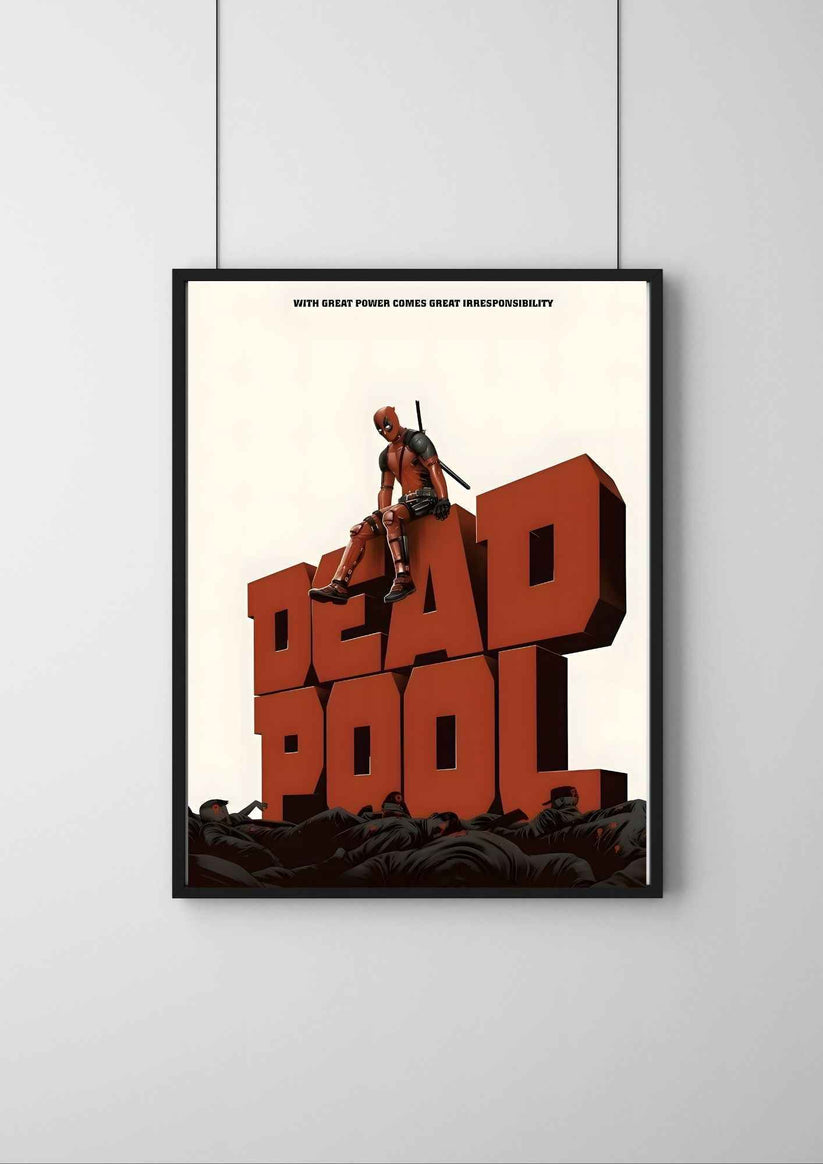 DEADPOOL Poster| #1 | MCU Superhero poster - Pulp & Pixel