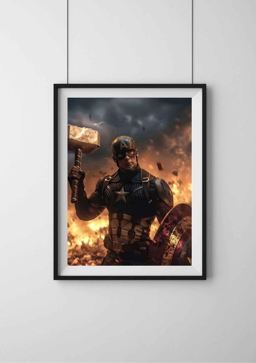 Captain America |#1| - Premium Poster - Pulp & Pixel