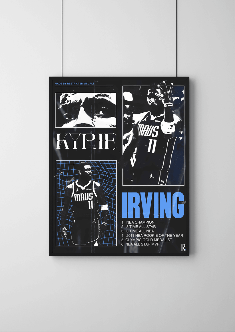 Kyrie Andrew Irving |#1| - Premium Poster - Pulp & Pixel