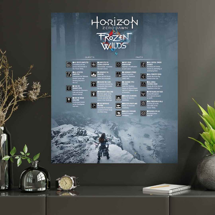 HORIZON The Frozen Wilds |#1|Premium Gaming Poster - Pulp & Pixel